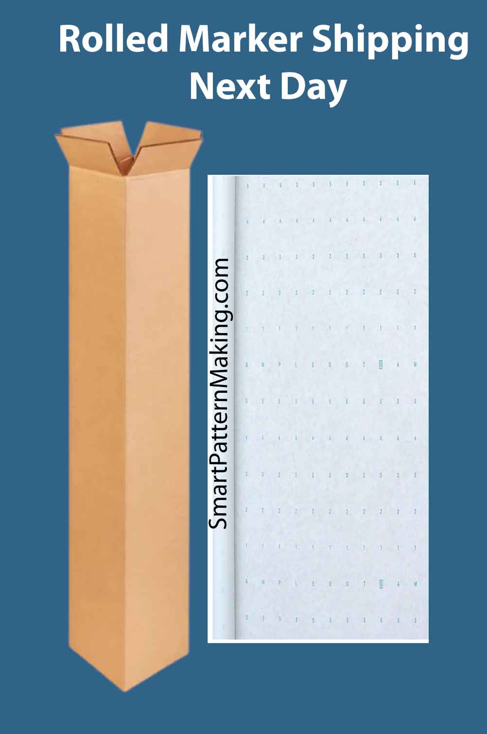 Rolled Marker Shipping Next Day Delivery