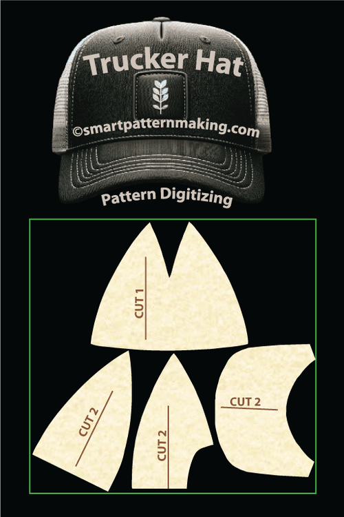 Expert Cap Pattern Digitizing Services